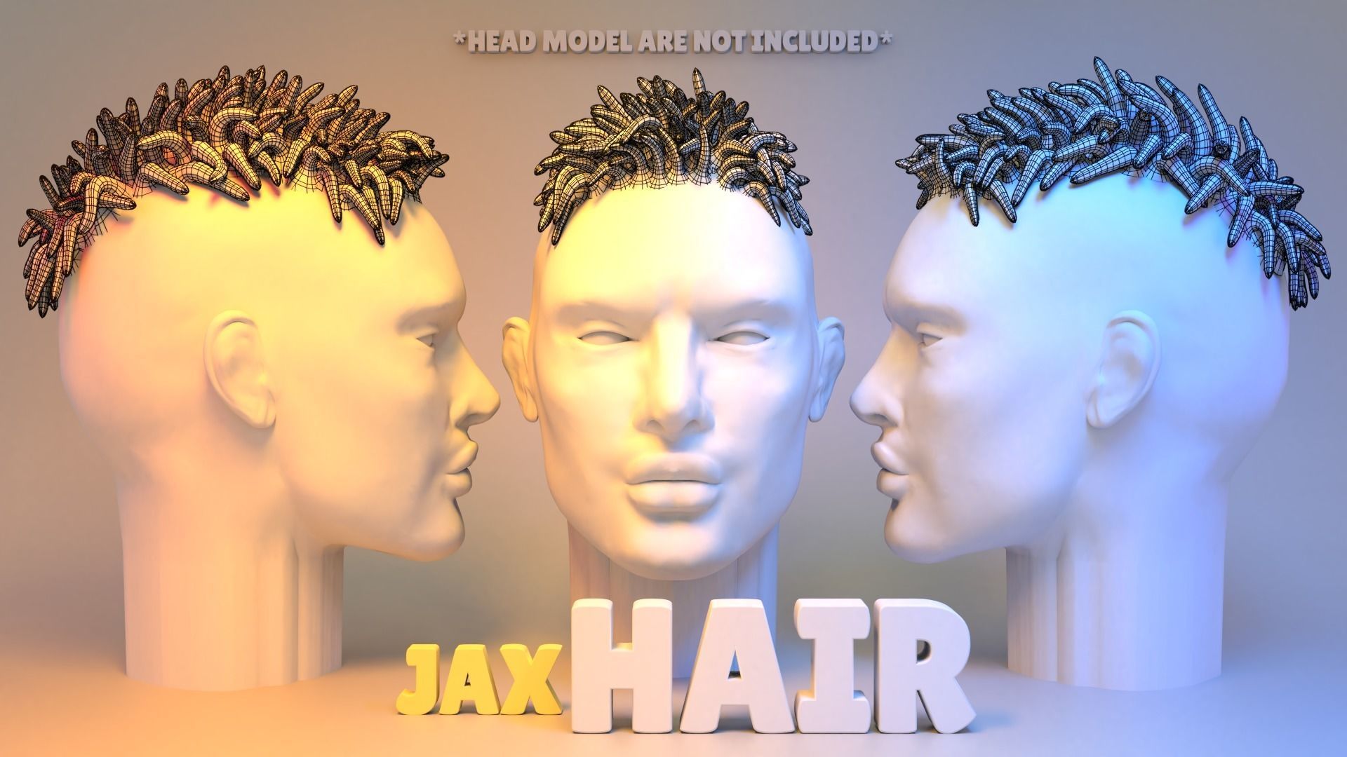 Jax Hair 3D model | CGTrader