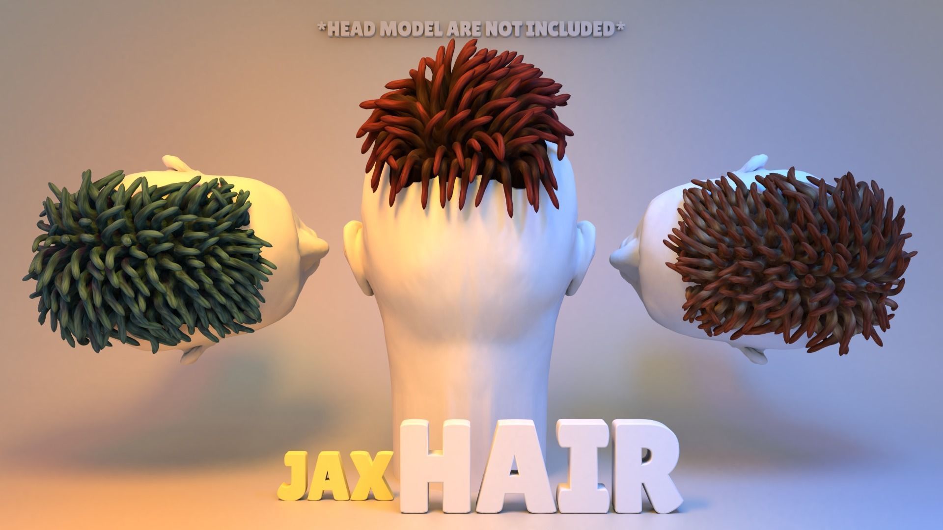 Jax Hair 3D model | CGTrader