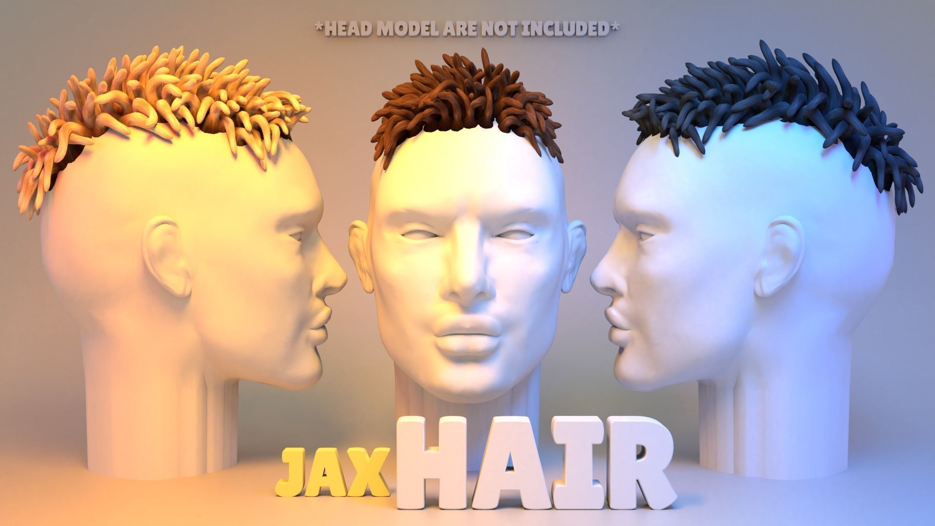 Jax Hair 3D model | CGTrader