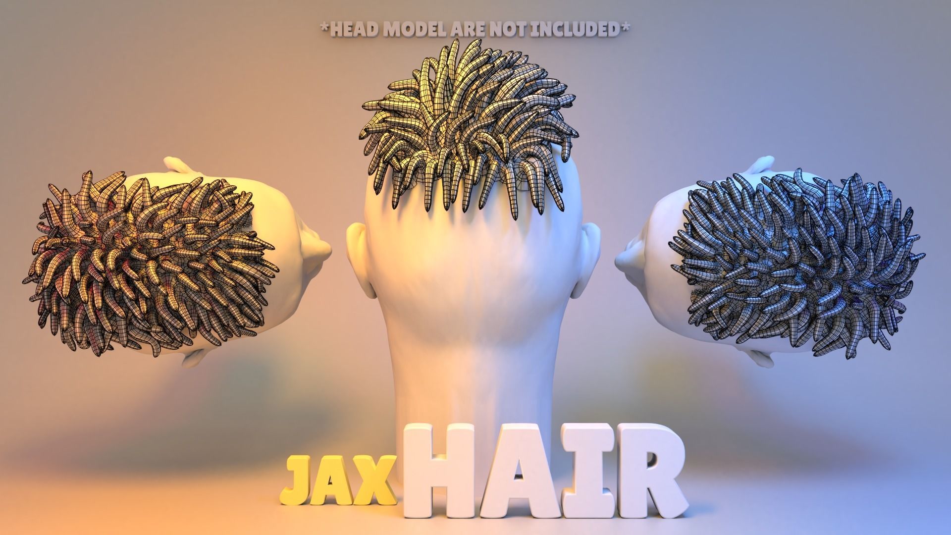 Jax Hair 3D model | CGTrader
