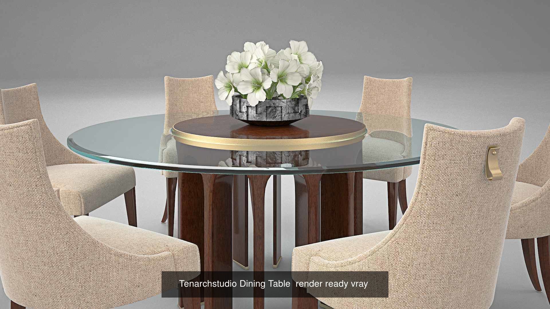 Render Ready vray dining tables collection | CGTrader