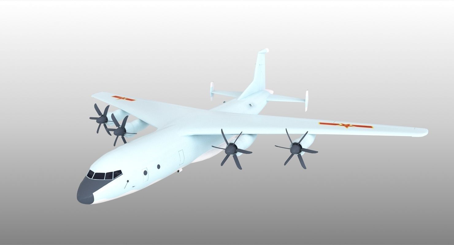 Shaanxi Y-9 Y9 yun9 yun-9 Transport 3D model