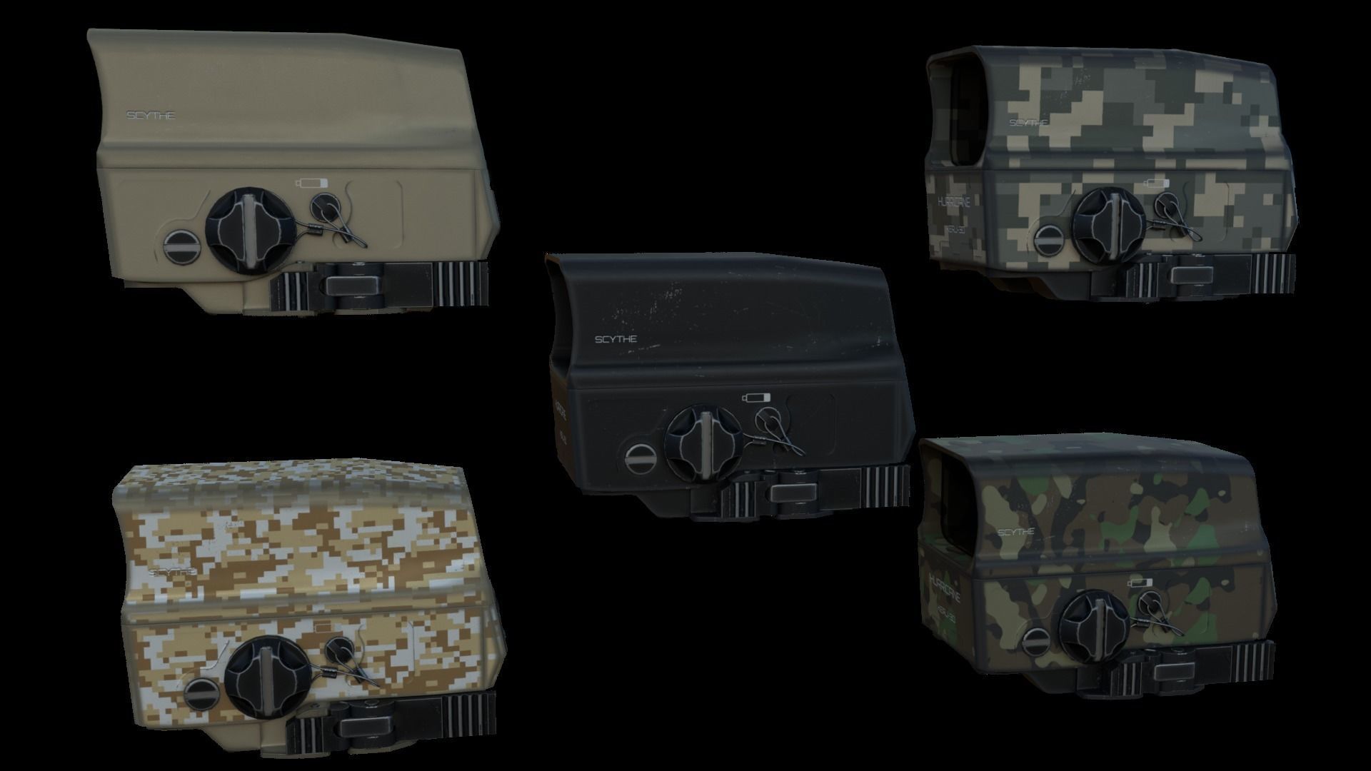 3D model Modular Combat Rifle-Carbine Variant VR / AR / low-poly | CGTrader