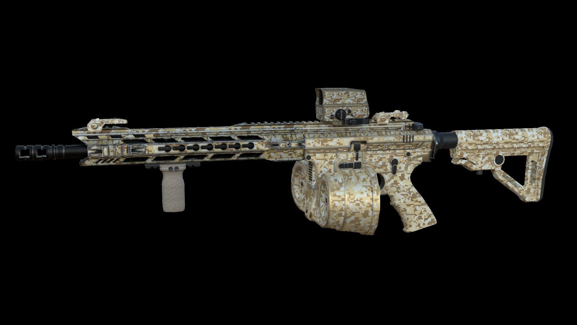 3D model Modular Combat Rifle-Carbine Variant VR / AR / low-poly | CGTrader