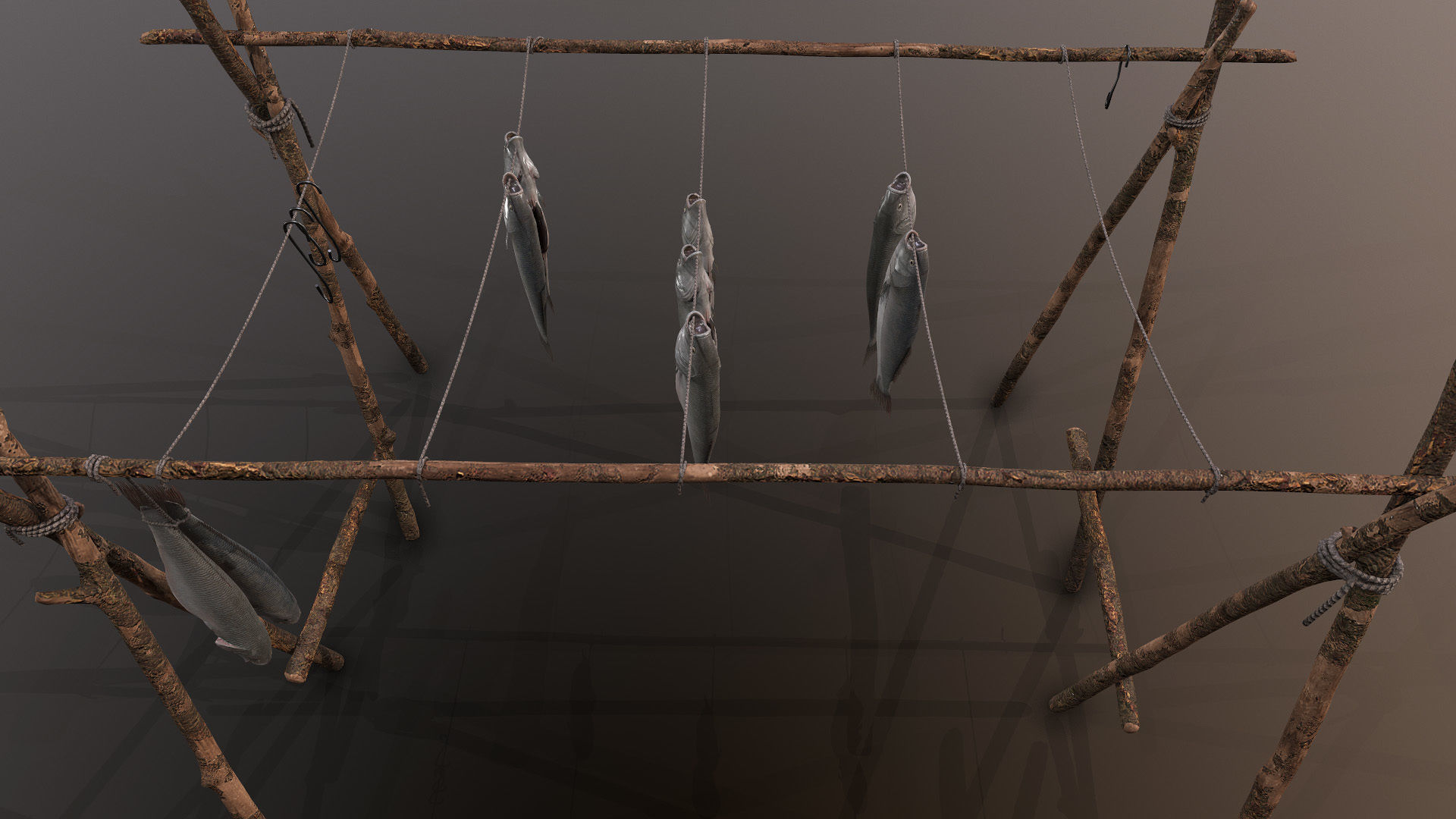 Fish Rack 3D model | CGTrader