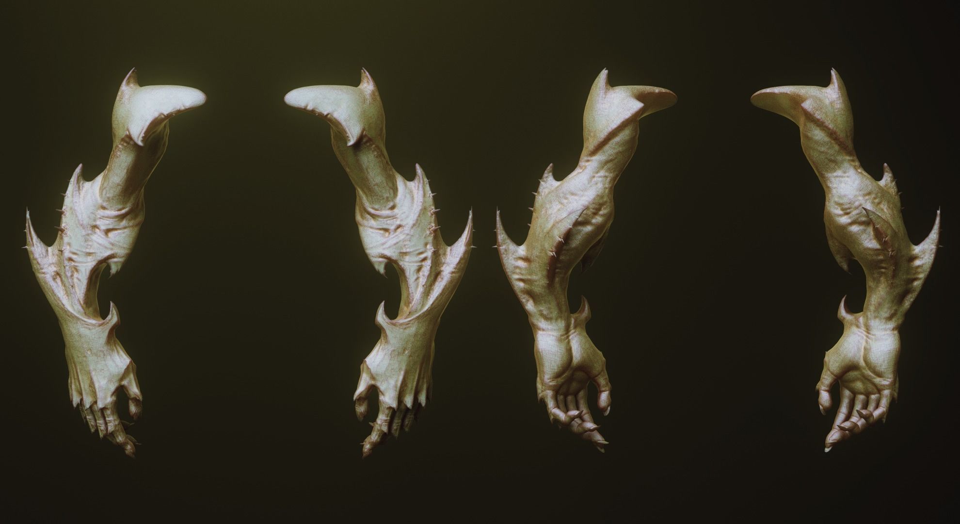 ARMS - 33 Creature arms OBJs and Zbrush IMM 3D model | CGTrader