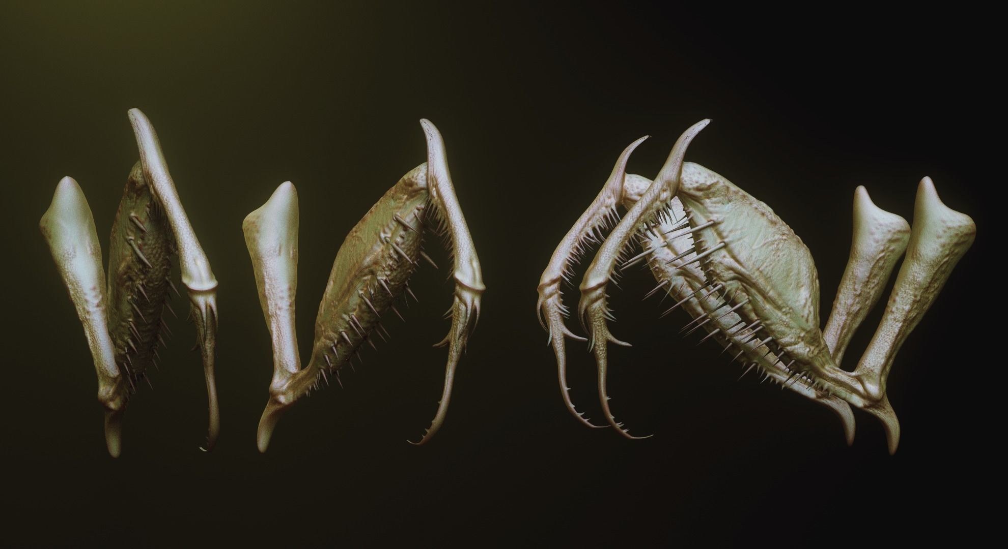 ARMS - 33 Creature arms OBJs and Zbrush IMM 3D model | CGTrader