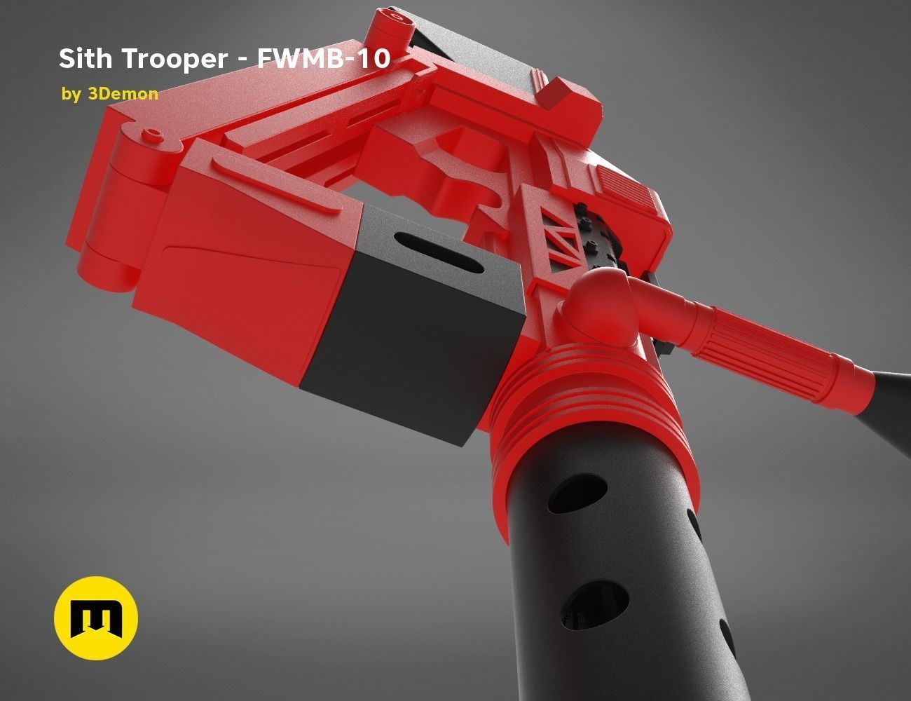 Sith Trooper FWMB Blaster 3D model 3D printable | CGTrader