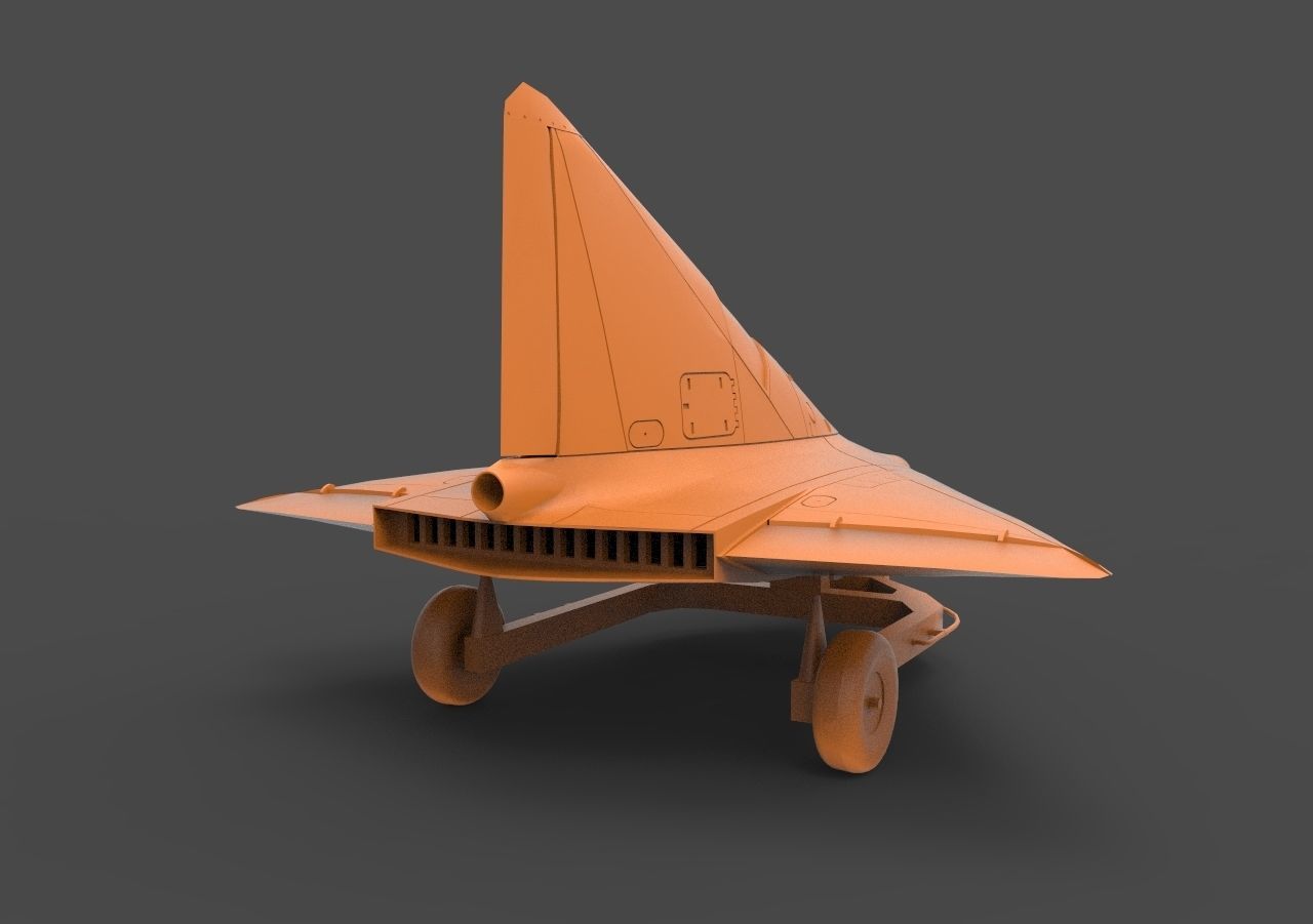 Lippisch P13a 3D model 3D printable | CGTrader