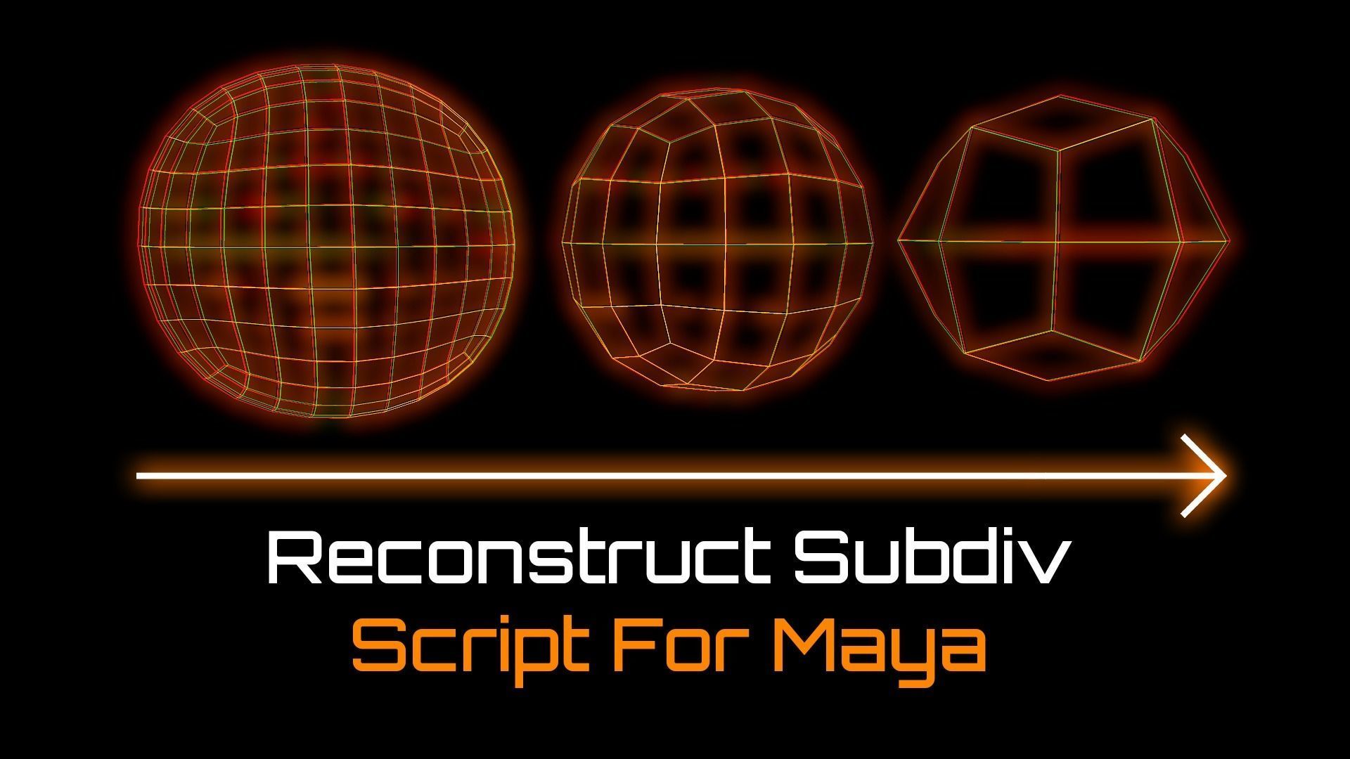 Reconstruct Subdiv For Maya 3D model | CGTrader