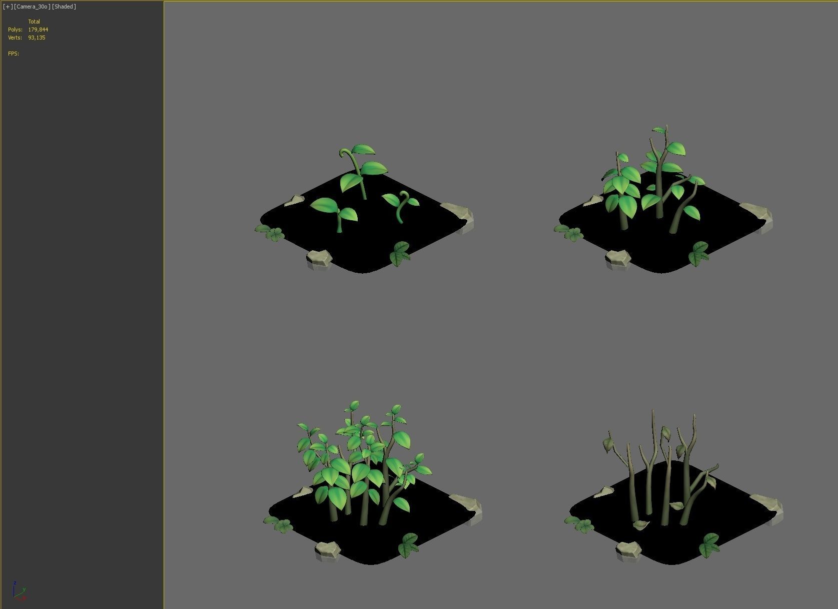 tea tree 3D model | CGTrader