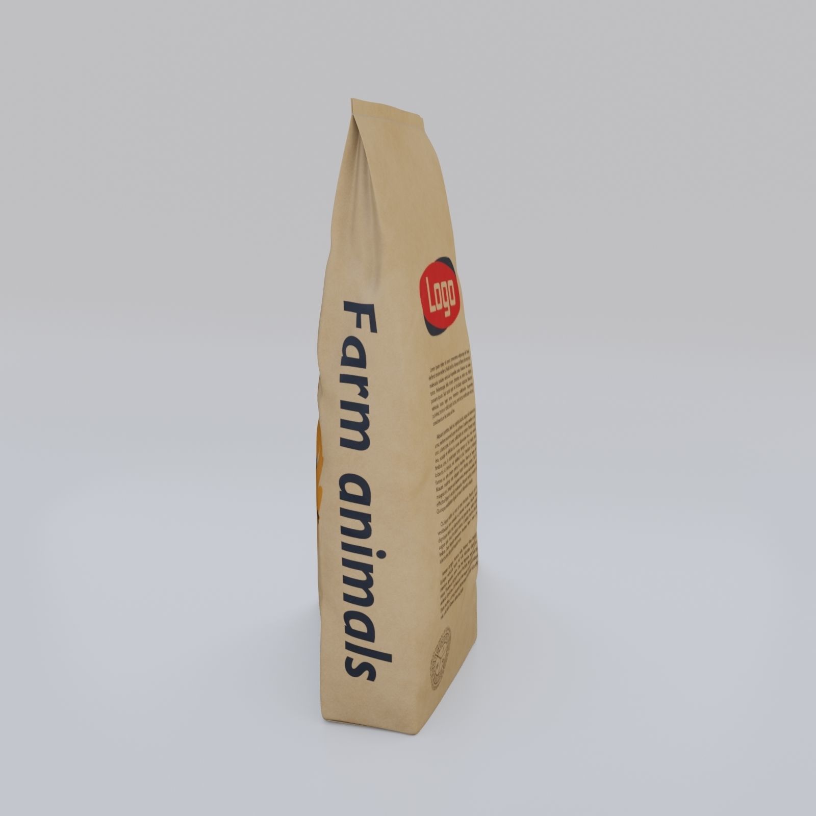 Paper bag 3D model | CGTrader