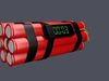 Ticking time bomb wired with TNT dynamite and digital clock free 3D ...