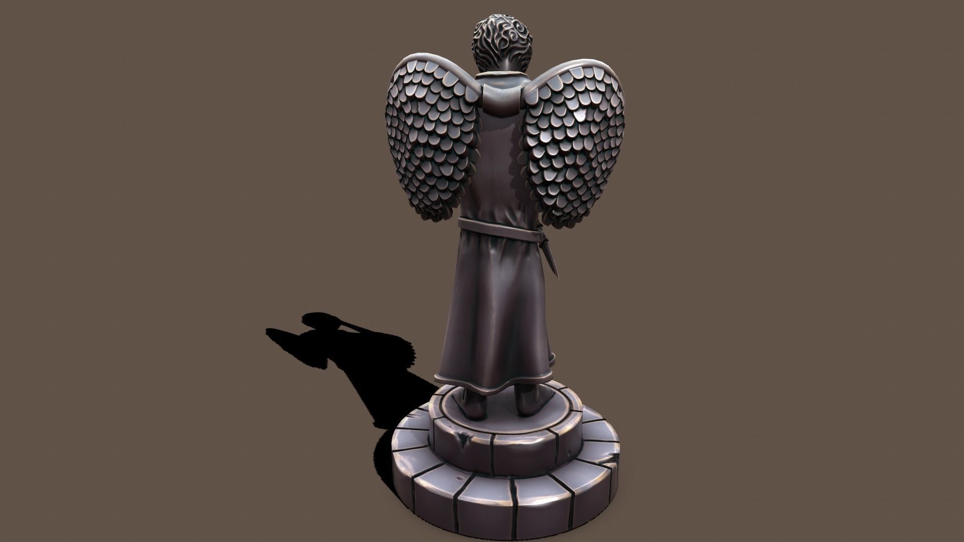 3D model Statue holy kid VR / AR / low-poly | CGTrader