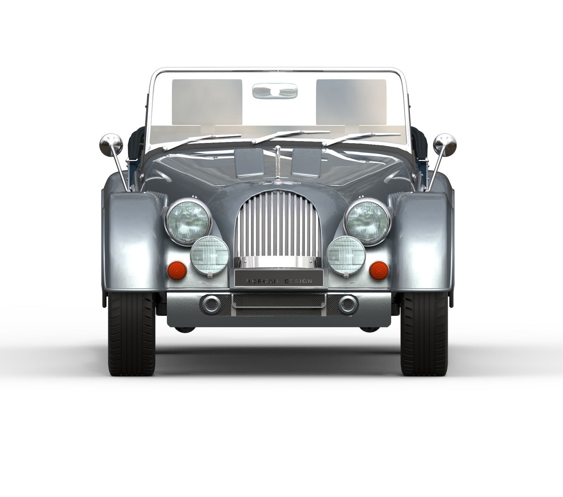 Morgan Motor Company 3D model rigged | CGTrader
