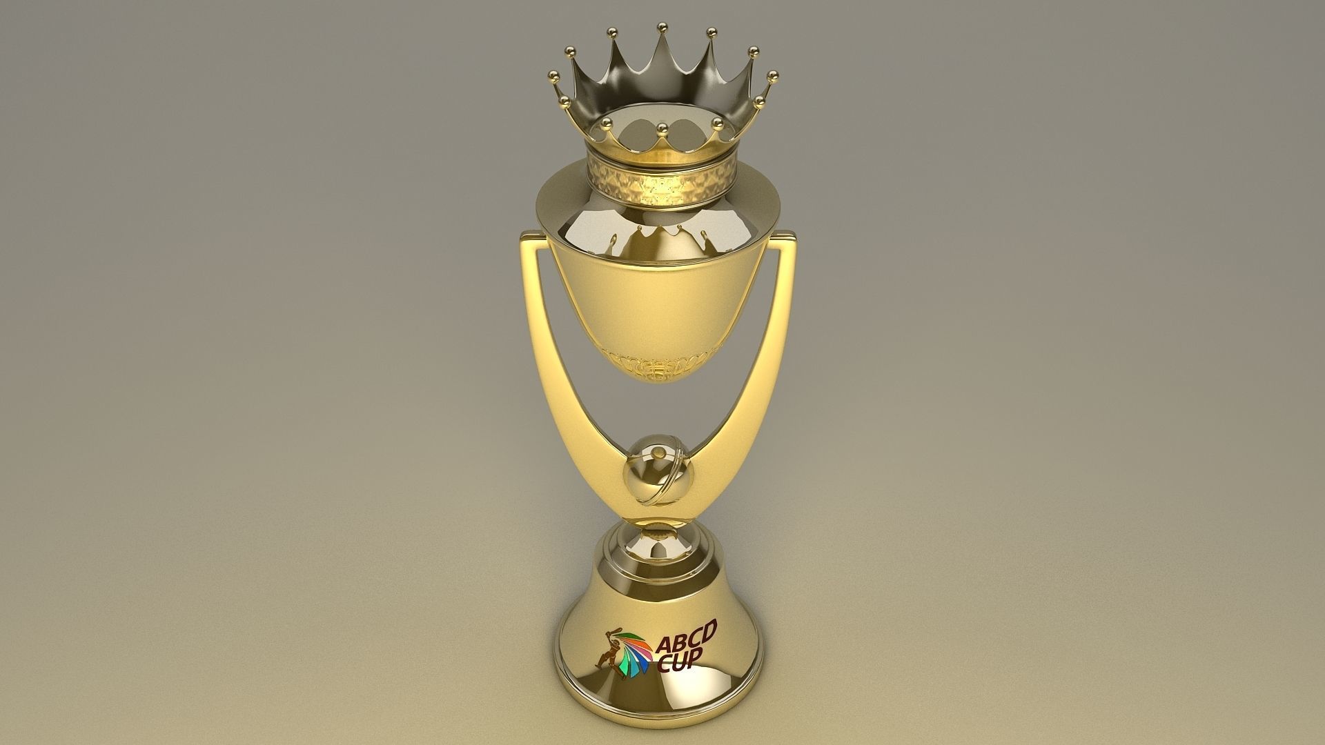 Trophy golden 3D model animated | CGTrader