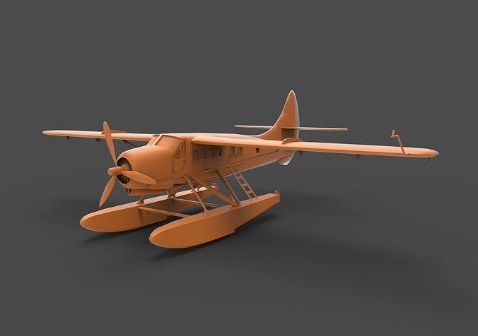 DHC-3 Otter 3D model 3D printable | CGTrader