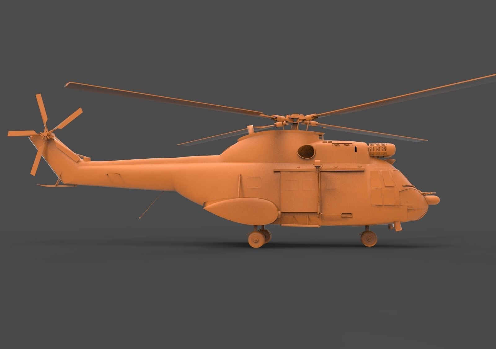 SA 330 Puma 3D model 3D printable | CGTrader