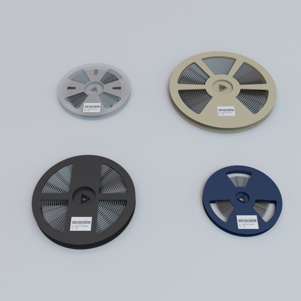 3D model reel chip VR / AR / low-poly | CGTrader