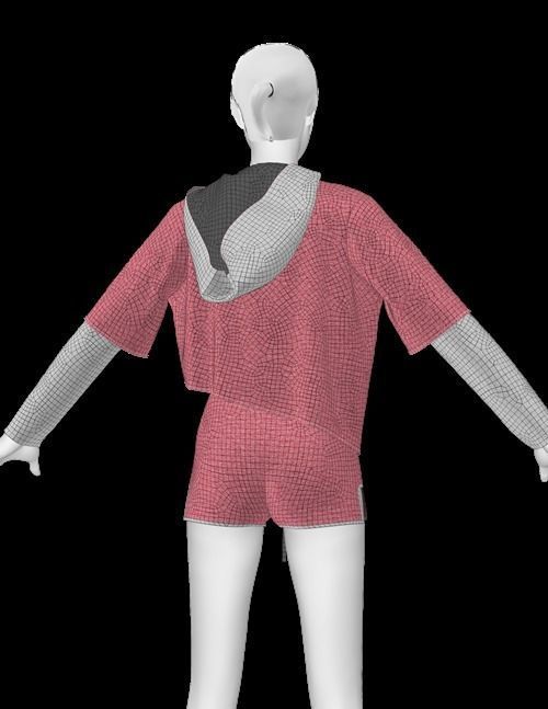 3D model Cute sports outfit VR / AR / low-poly | CGTrader