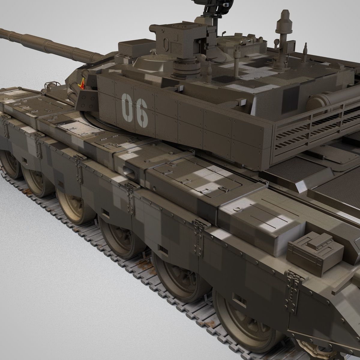 China ZTZ-99 tank 3D model | CGTrader