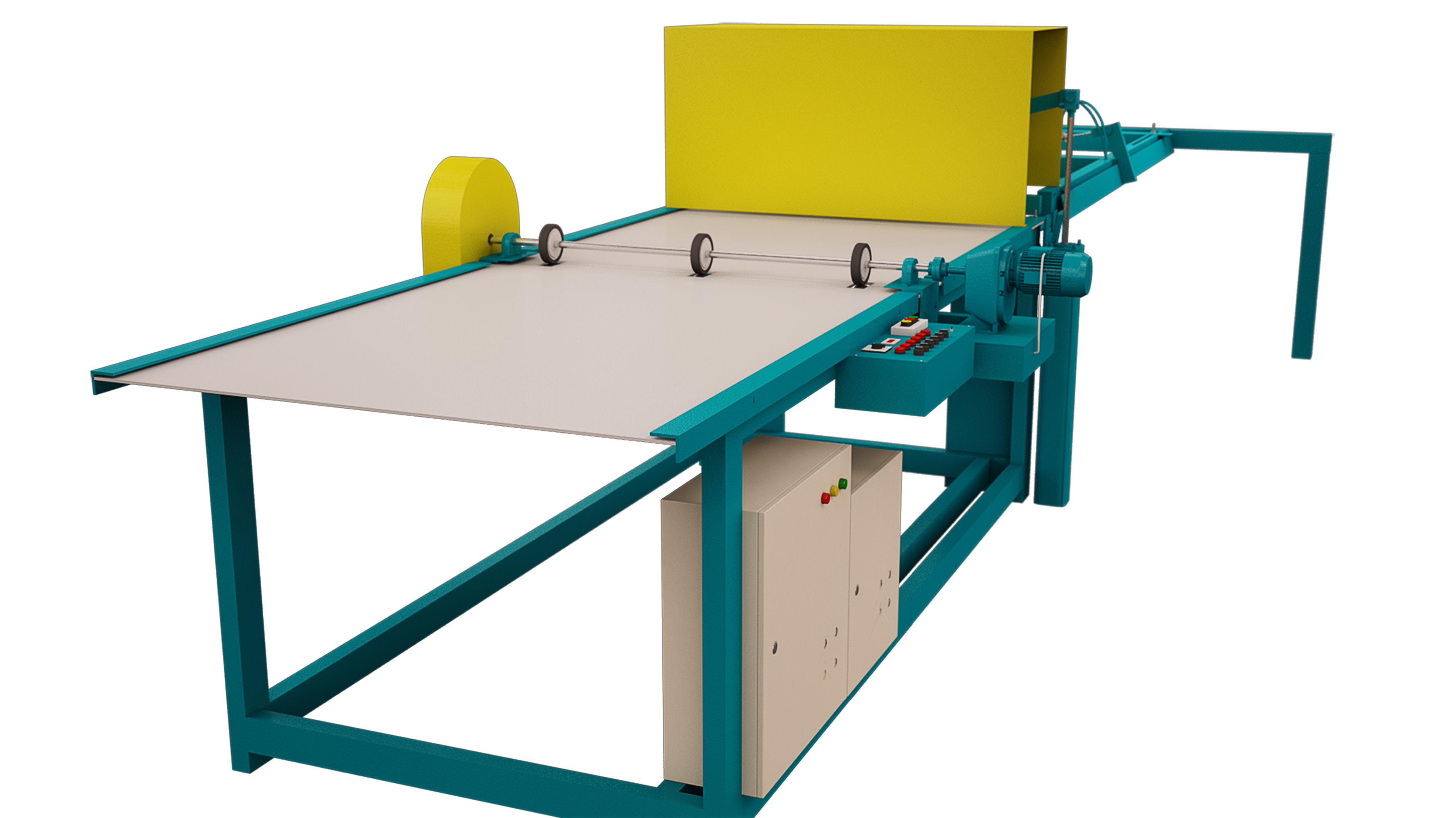 Roll Split Machine 3D model | CGTrader