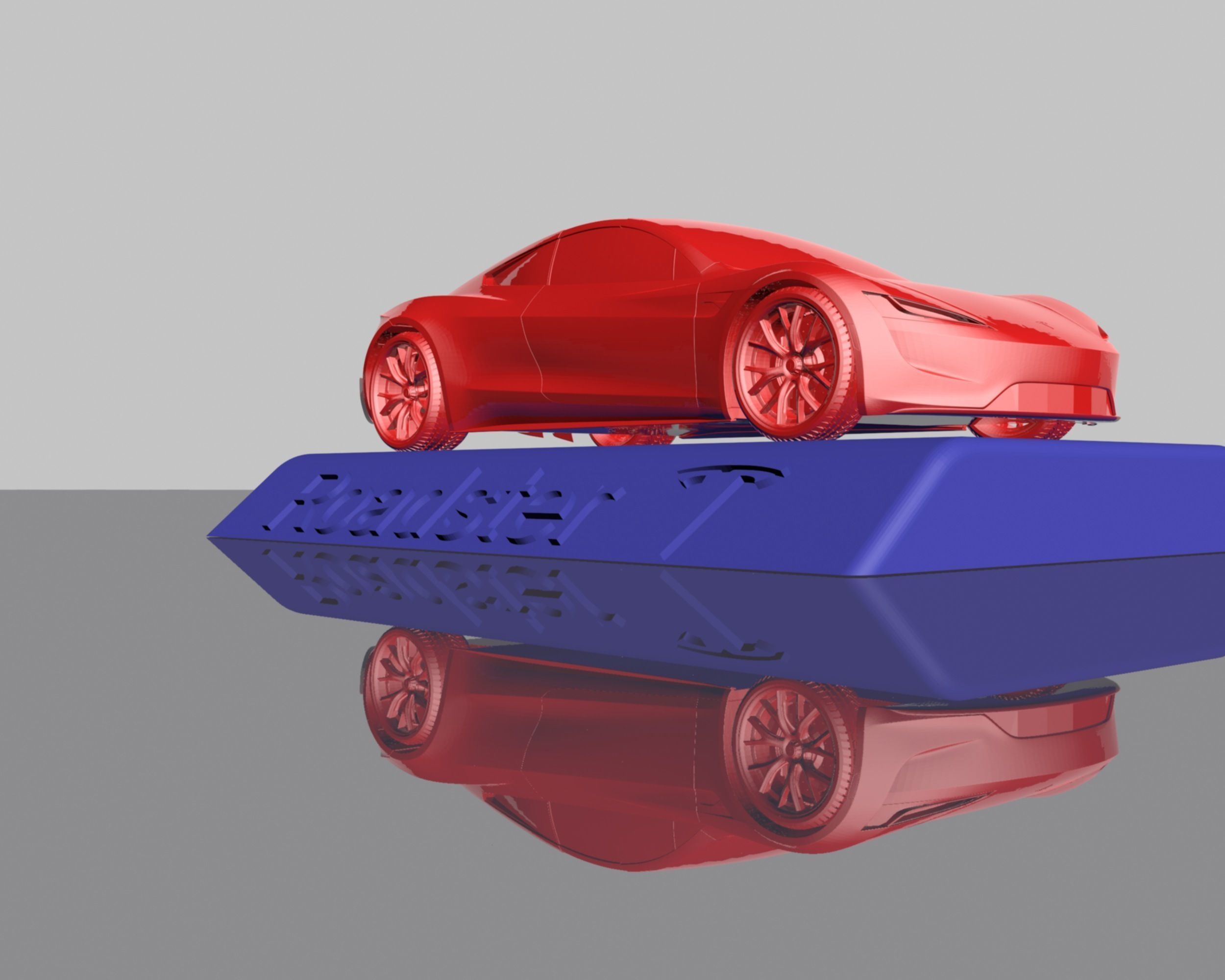 TESLA ROADSTER 2020 FOR 3D PRINTING STL FILES 3D model 3D printable ...