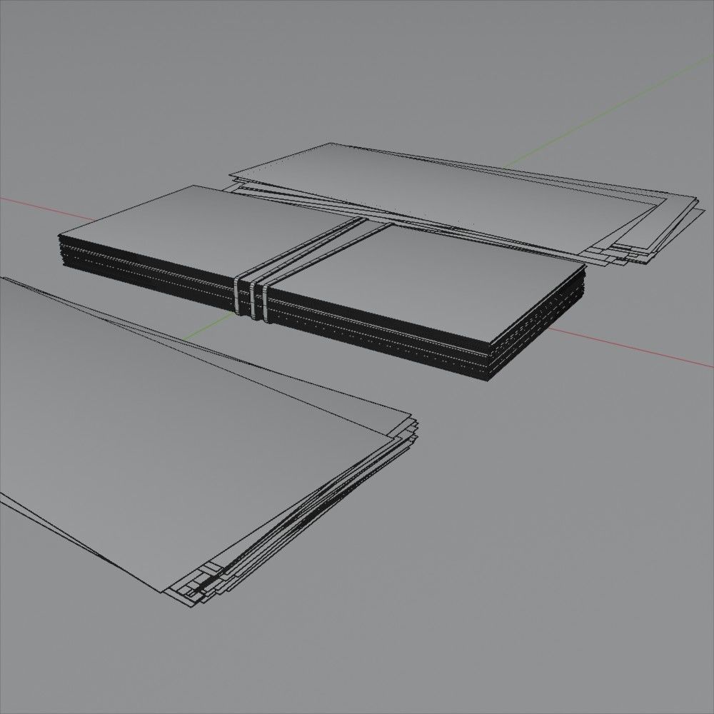 Dollar Bills stack 3D model | CGTrader