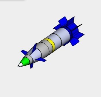 Howitzer Shell Concept 3D model rigged | CGTrader