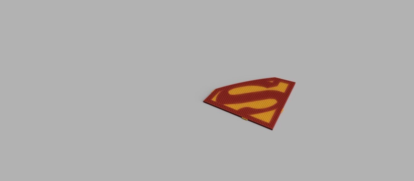 Superman Chest Emblem 3D model 3D printable | CGTrader