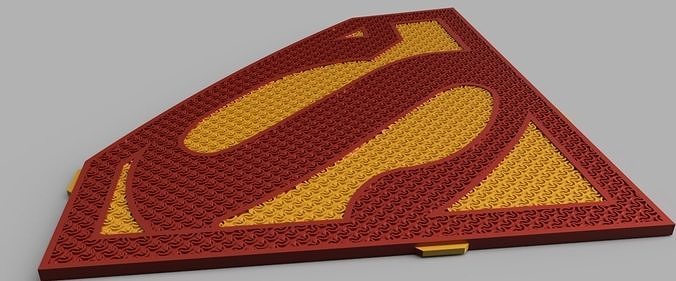 Superman Chest Emblem 3D model 3D printable | CGTrader