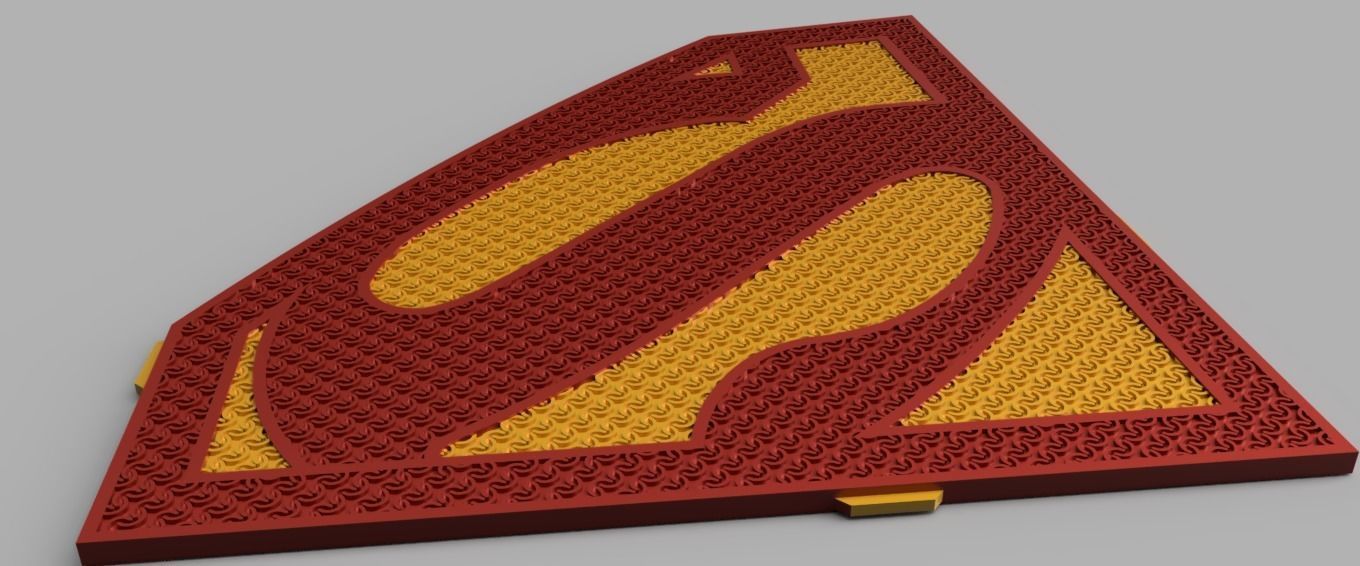 Superman Chest Emblem 3D model 3D printable | CGTrader