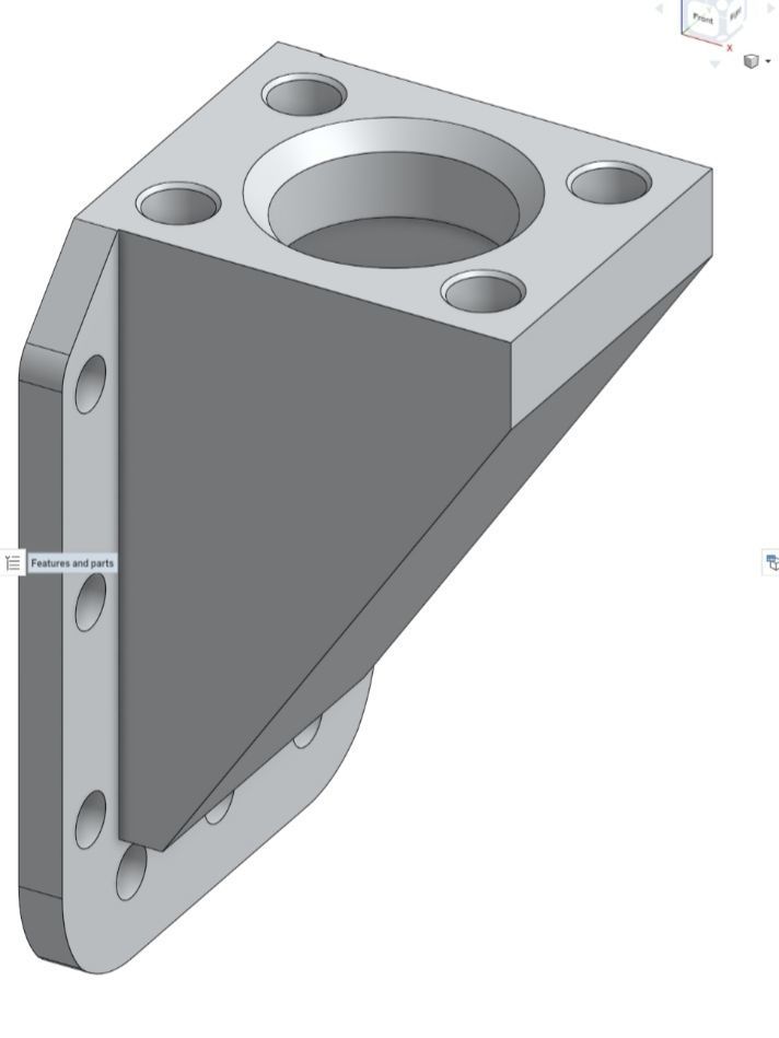 Part support Machine Design 3D model | CGTrader