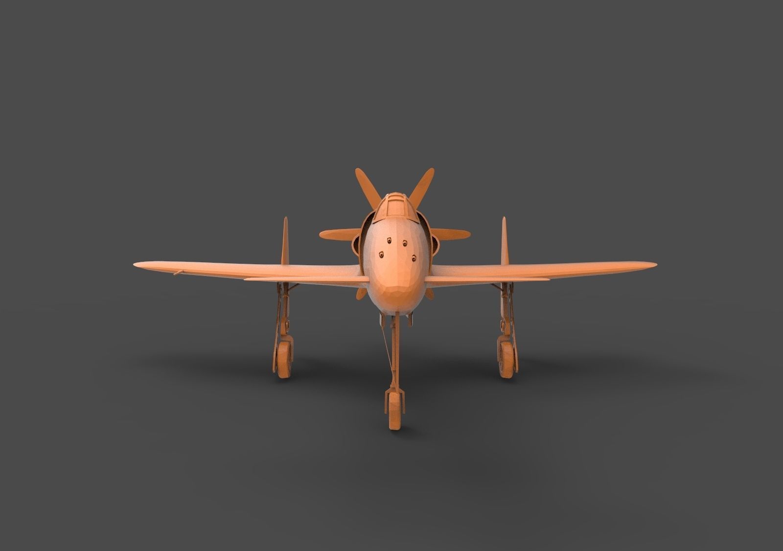 Kyushu J7W Shinden 3D model 3D printable | CGTrader