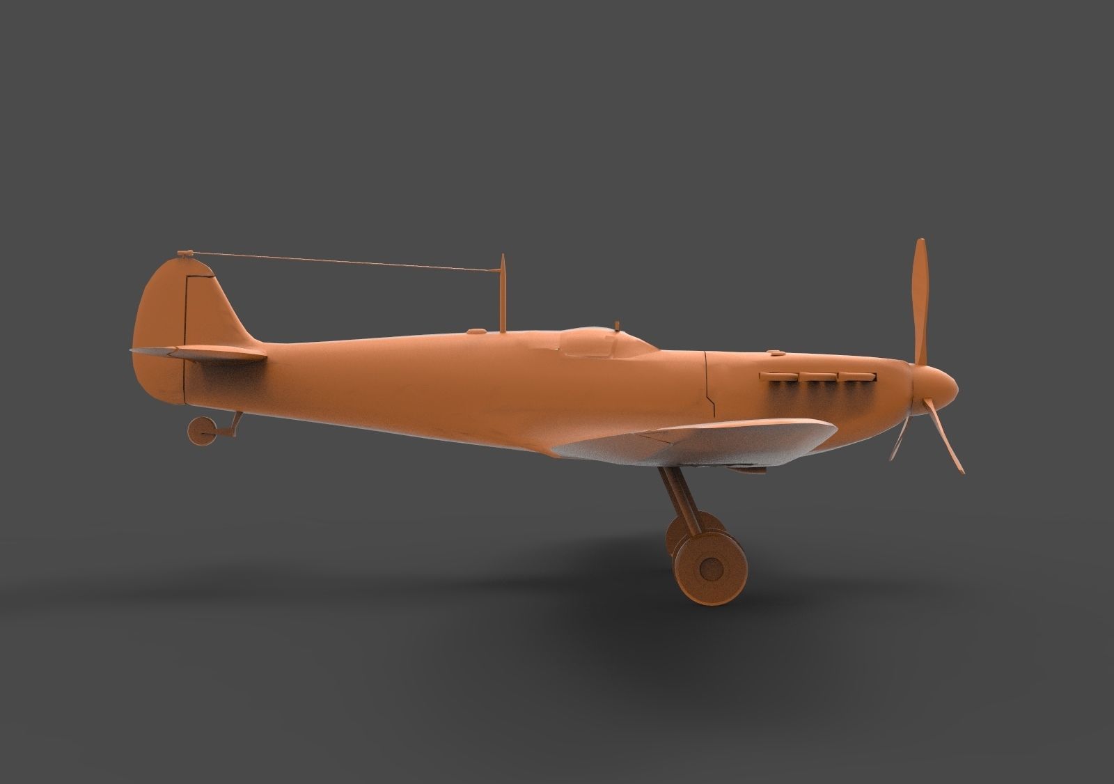 Supermarine Spitfire 3D model 3D printable | CGTrader