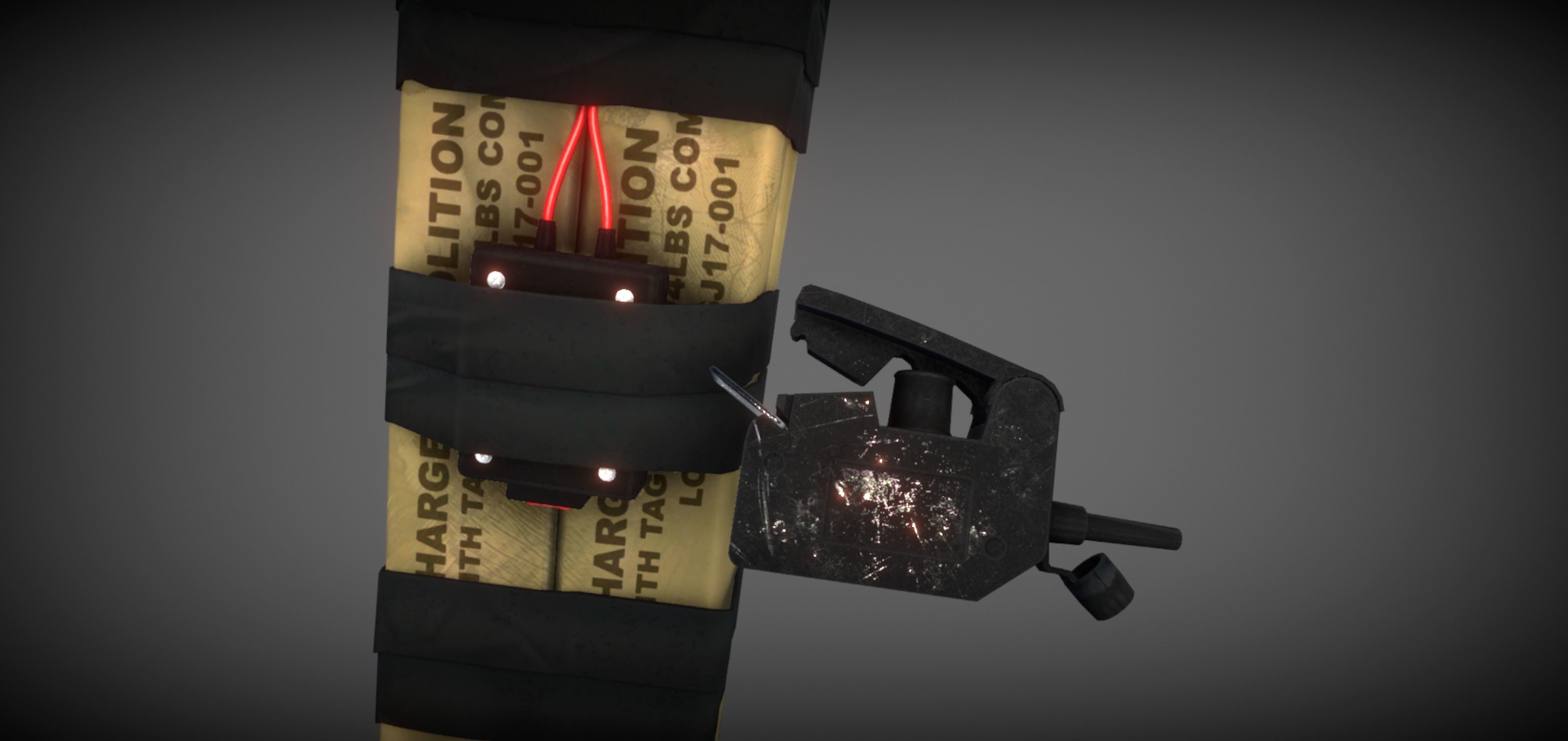 3D model C-4 C4 explosive VR / AR / low-poly | CGTrader