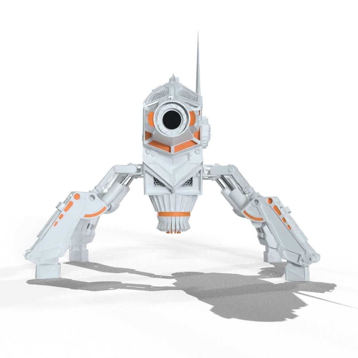 Futuristic Droid Robot free 3D model | CGTrader