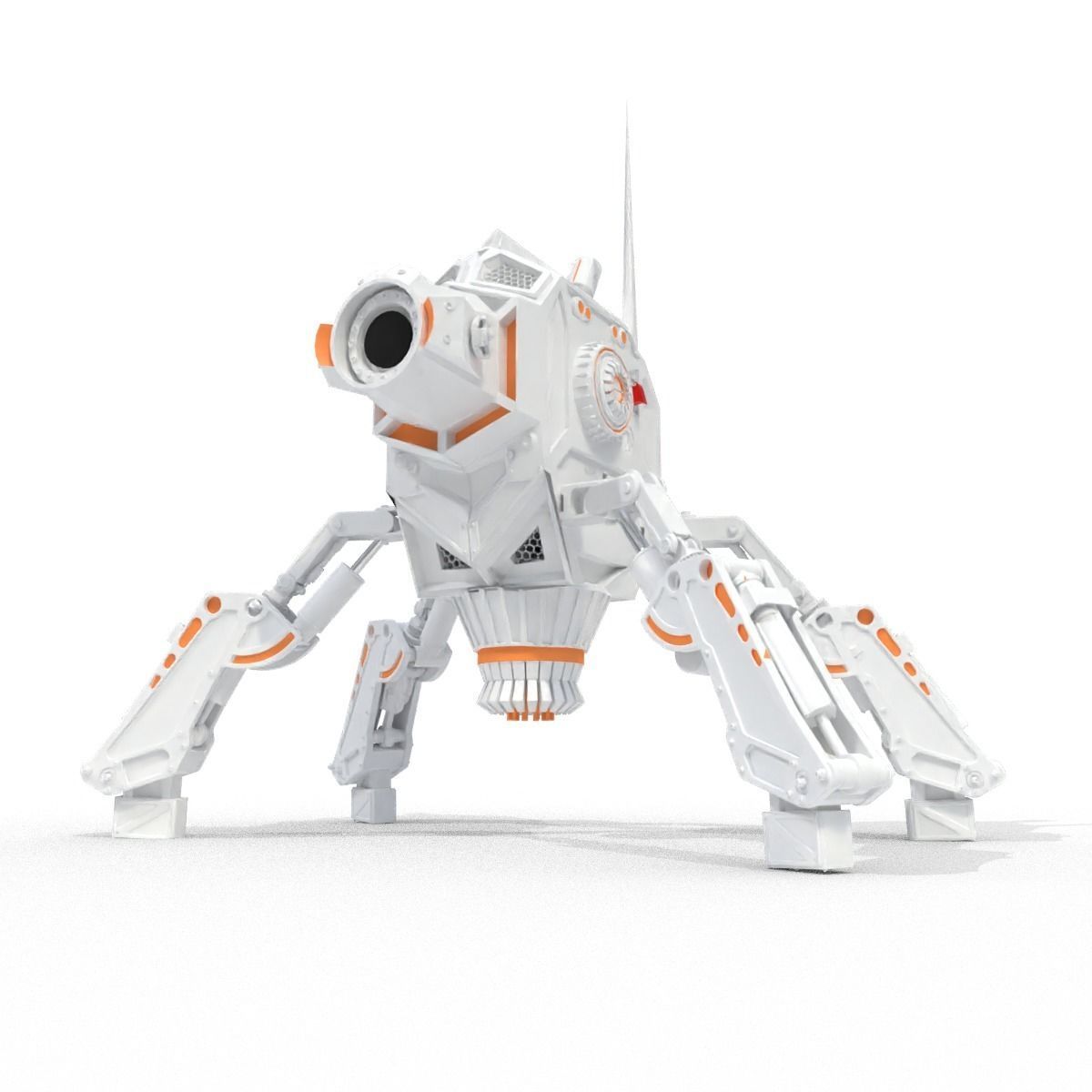 Futuristic Droid Robot free 3D model | CGTrader