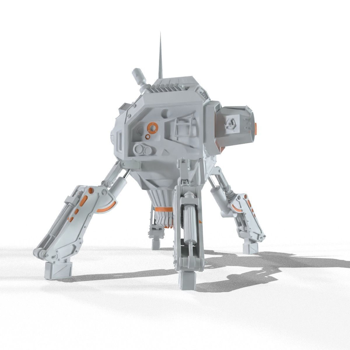 Futuristic Droid Robot free 3D model | CGTrader