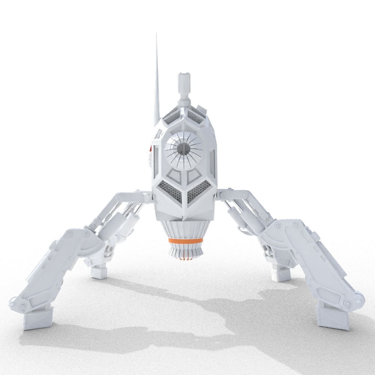 Futuristic Droid Robot free 3D model | CGTrader