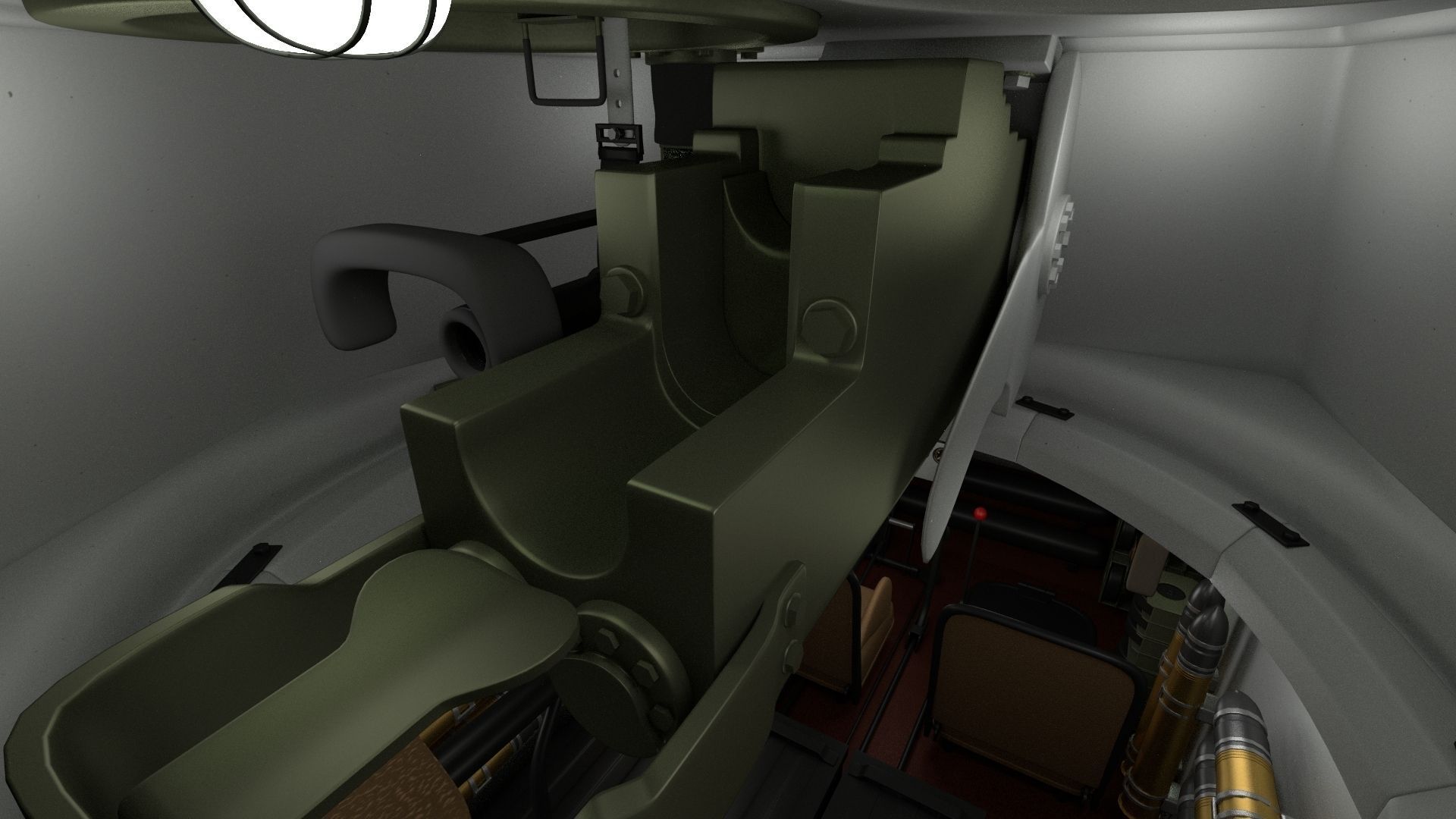 T-34 76 Interior Engine Bay Full HDRI 3D Model OBJ FBX STL BLEND DAE ...