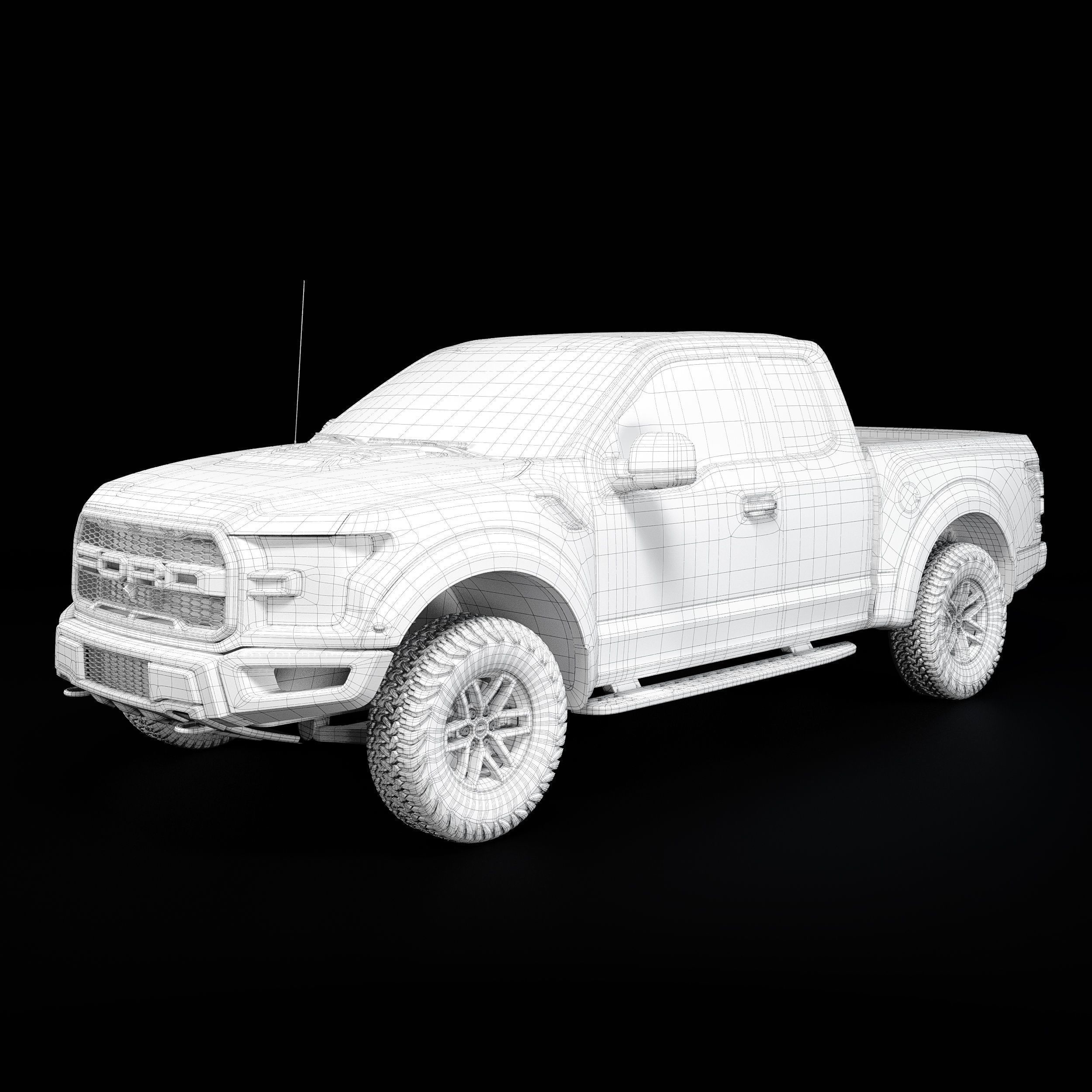 Ford F-150 Raptor 3D model | CGTrader
