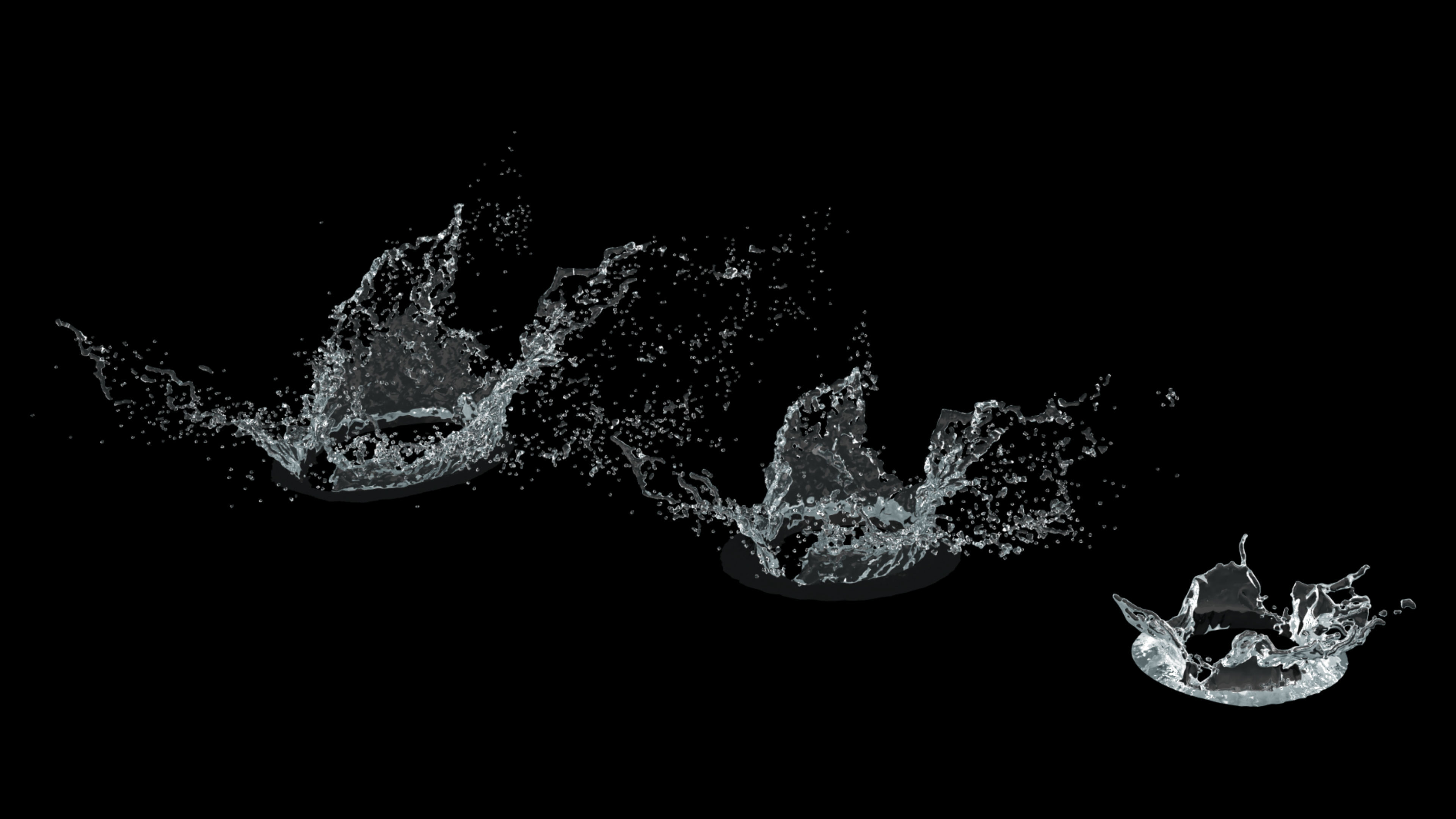 Water Splash 3D Model 3D model | CGTrader