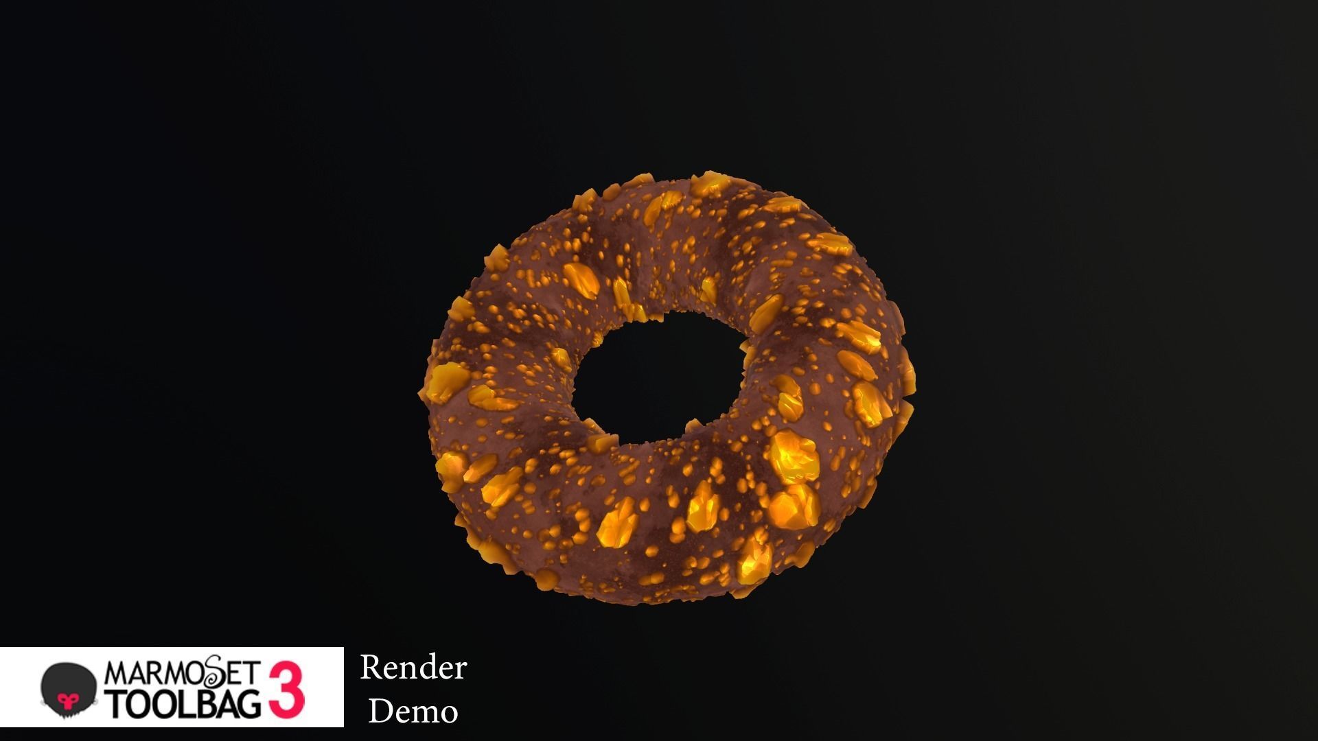 Texture Stylized Gold Ore In Ground VR / AR / low-poly | CGTrader