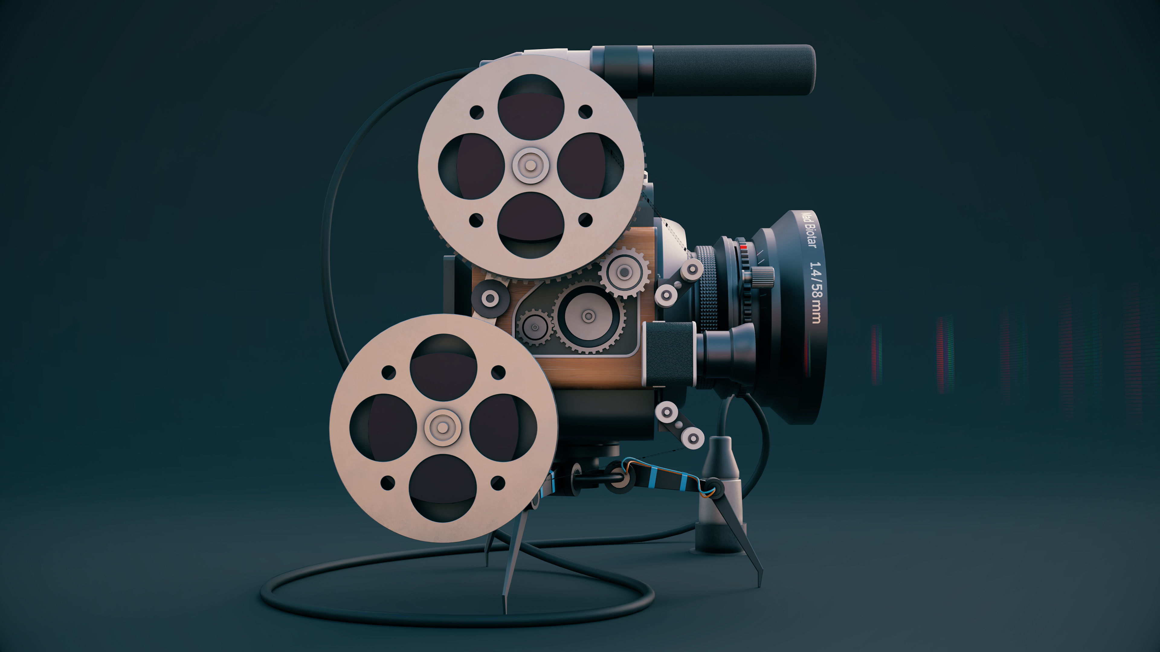 Mad Camera 3D model animated rigged | CGTrader