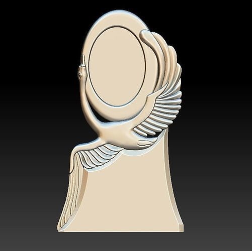 Swan 3 - relief -2017 3D model 3D printable | CGTrader