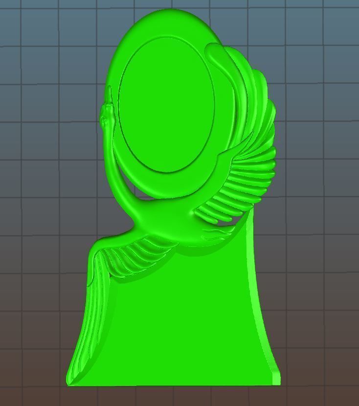 Swan 3 - relief -2017 3D model 3D printable | CGTrader