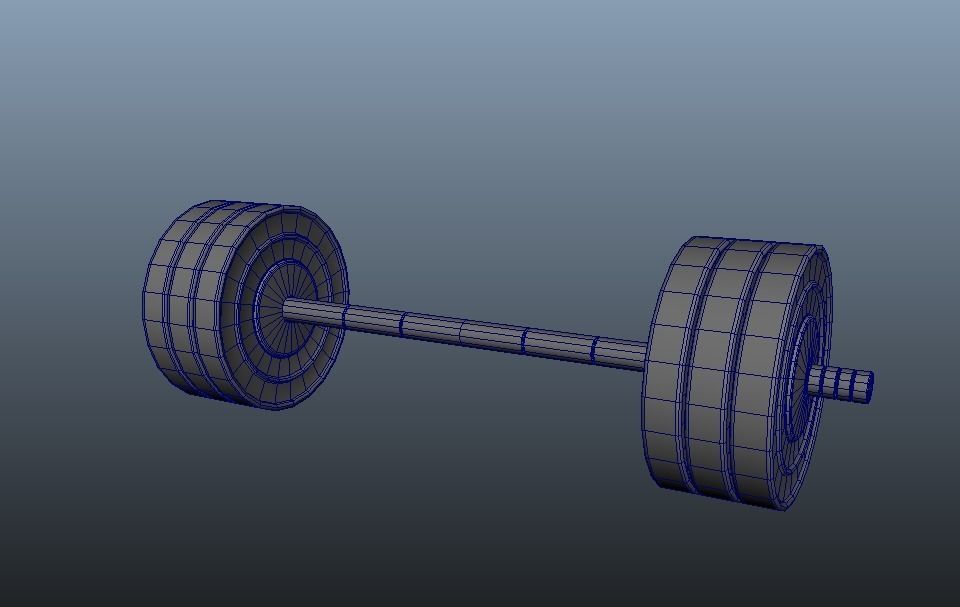 Barbell free 3D model | CGTrader