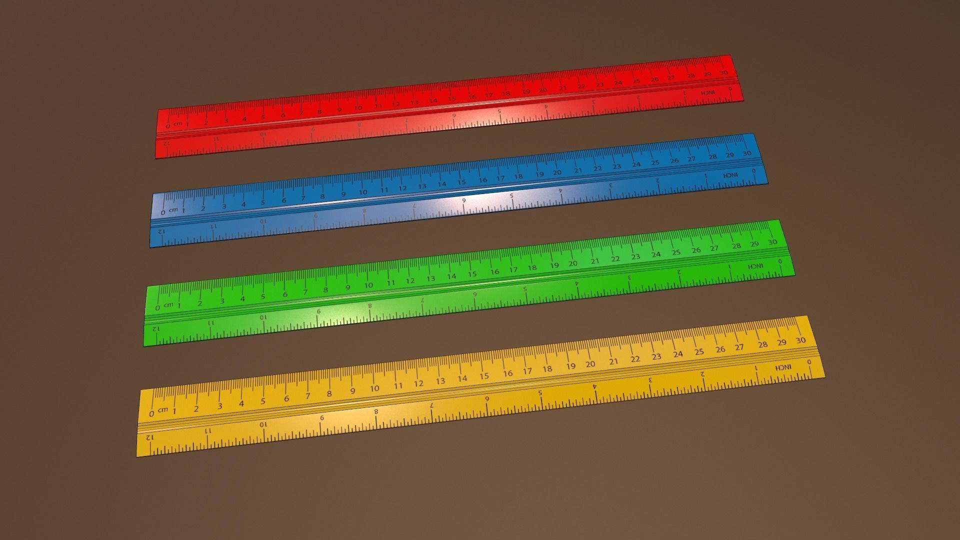 3D model Rulers VR / AR / low-poly | CGTrader