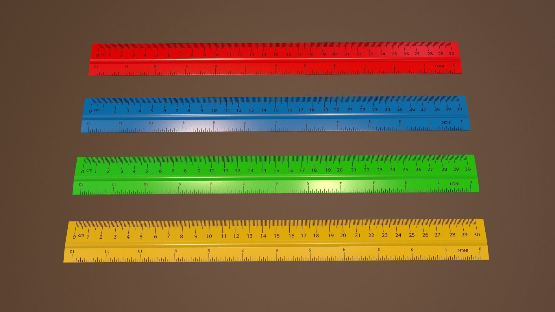 3D model Rulers VR / AR / low-poly | CGTrader